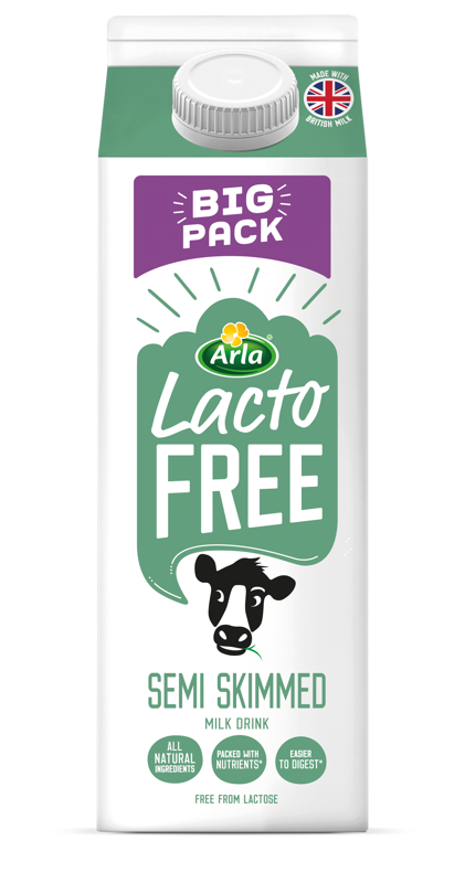Arla Lactofree Semi Skimmed Milk Drink 2L 2L | Arla UK
